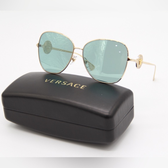 Versace | Accessories | New Versace Ve2256 029c Gold Women Sunglasses ...